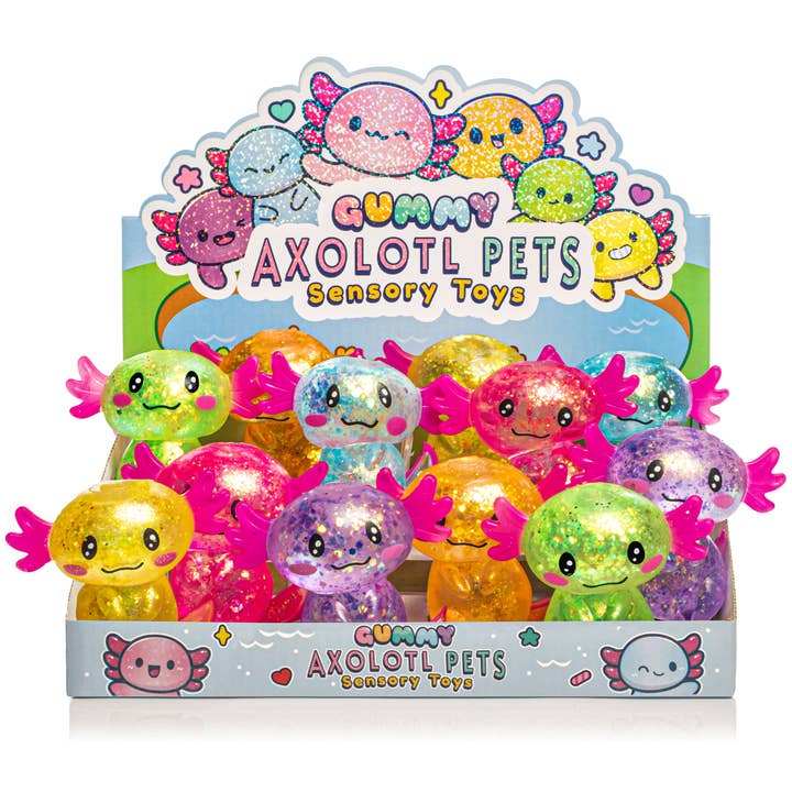 Gummy Axolotl Pets Sensory Squishy Toy – Blossom Girl