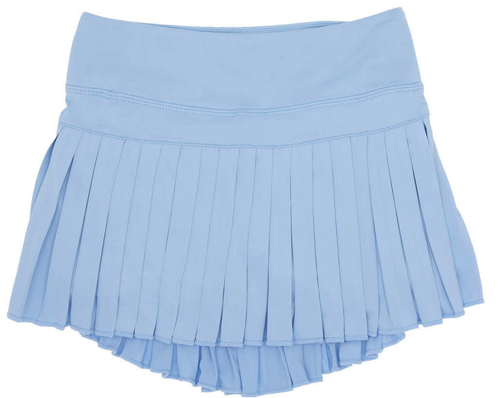Mini Pleated Skort in Solid Light Blue – Blossom Girl